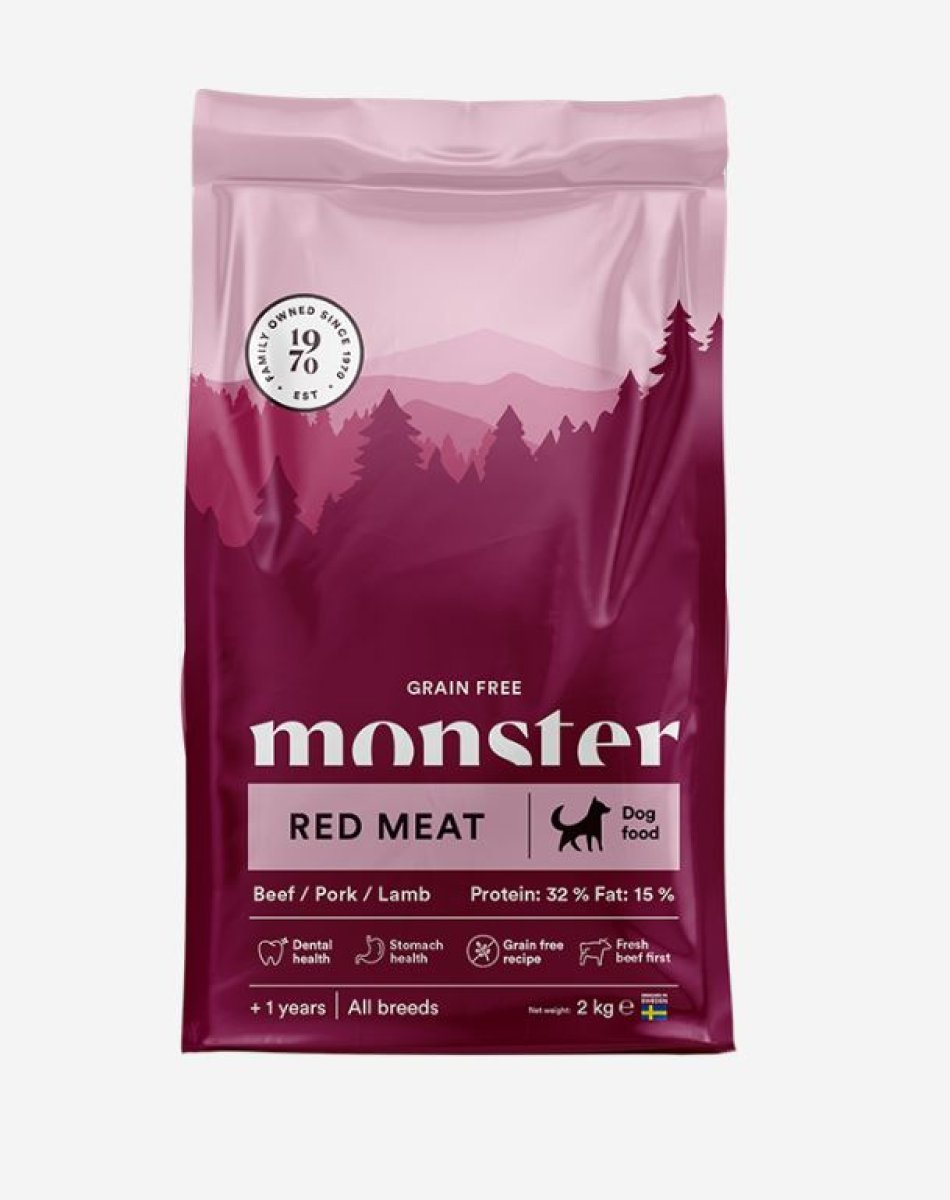 Hundfoder Grain Free Red Meat Monster - Hund - Hund & Katt